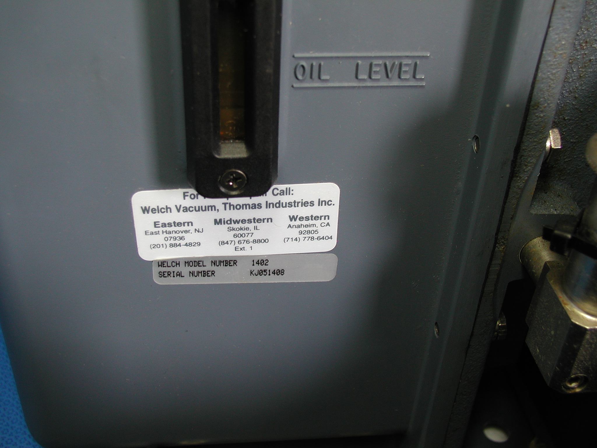 Welch 1402 Vacuum Pump | Pump | Two Stage | Vacuum - Mazian Lab Equip